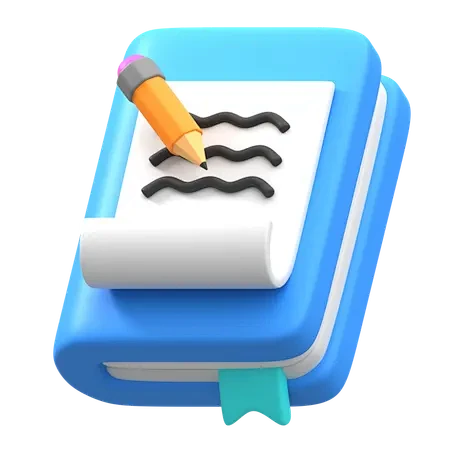 Notebook 3D Icon-花瓣网
