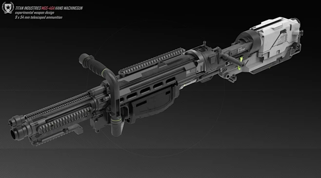 MGS-46a Machine gun-花瓣网