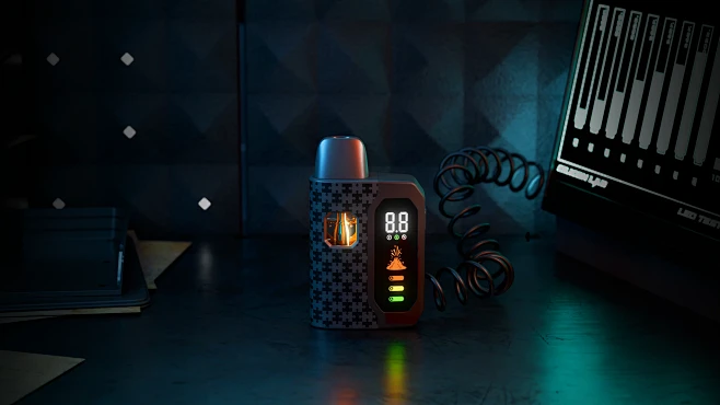 Vape blender weed visual identity Graphic Designer design-花瓣网