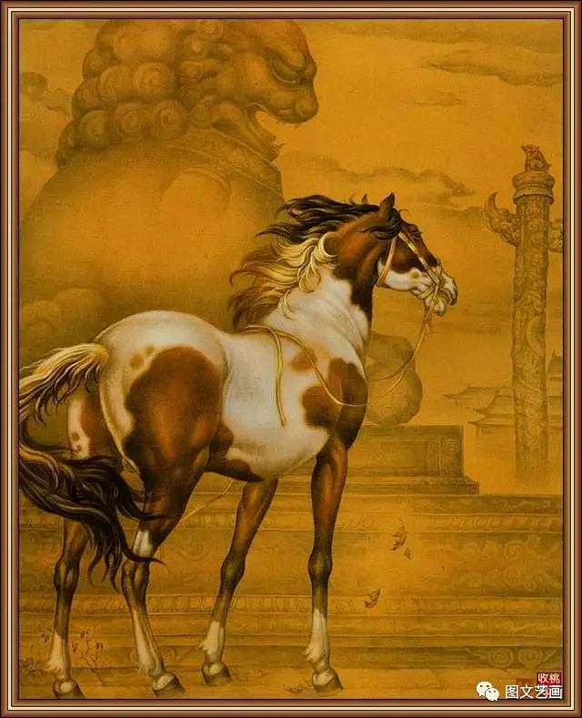 田书翰工笔画（马），国画欣赏，出神入画