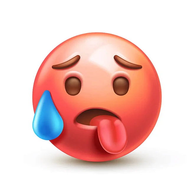 热表情符号图片下载