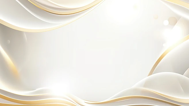 white-gold-waves-background-with-white-background-花瓣网