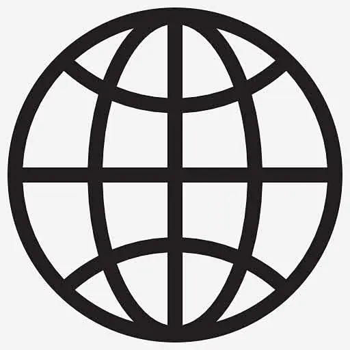 地球环球图标 https://88ICON.com Web 地球 行星 地球地理网格 地图和国旗-花瓣网