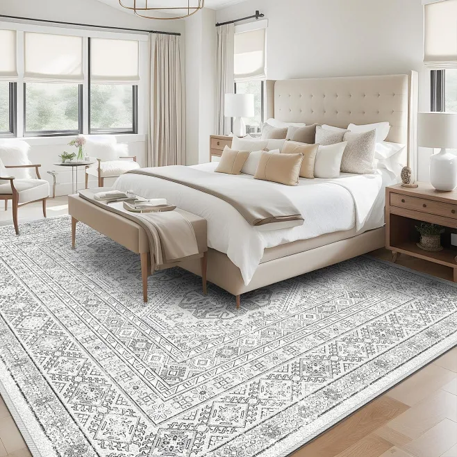 Amazon.com: Washable Living Room Area Rug: 9x12 Large Super Soft ...