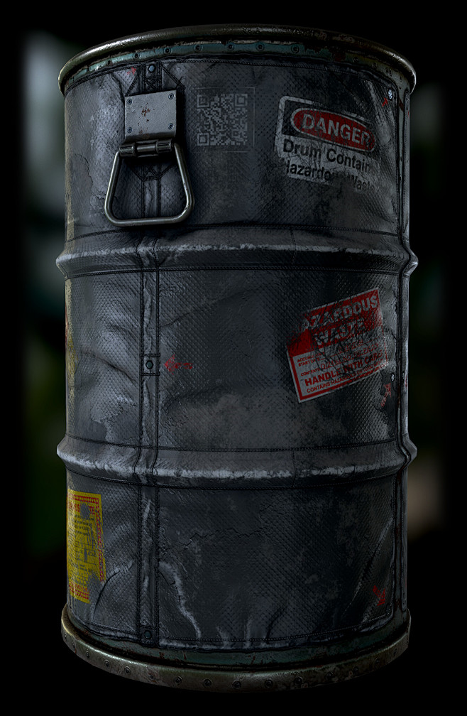 Dumb toxic barrel, Ducky Duckling : Just a dumb barrel prop for a ...