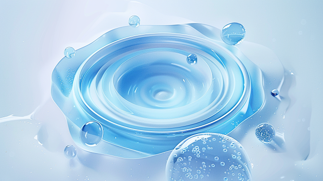 lilyo2334_the_blue_circle_is_in_the_middle_of_a_circle_with_bub ...