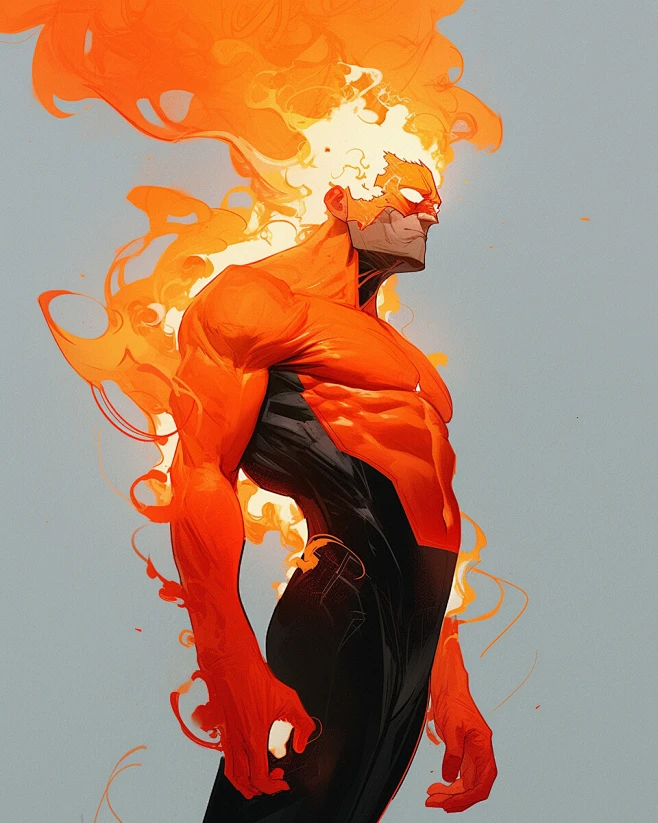 Human torch-花瓣网