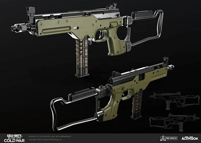 Call of Duty: Black Ops Cold War LC10 SMG Concept, Rick Zeng : Call of ...