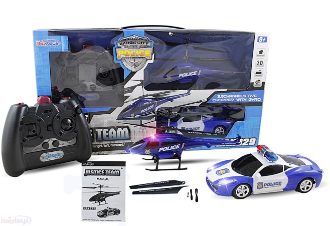 Amazon.com: Haktoys HAK329 Mini 3.5 Ch Enforcement Team Police RC ...
