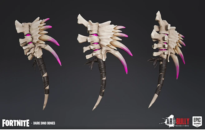 ArtStation - Fortnite - Pickaxes 02, Art Bully Productions-花瓣网