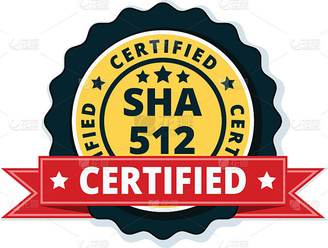 SHA-512认证标签插图