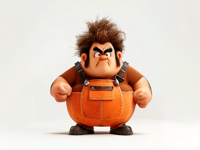 3D Angry Man, 3D Cartoon Angry man, 3D Cartoon Man 3d angry handyman 3d ...