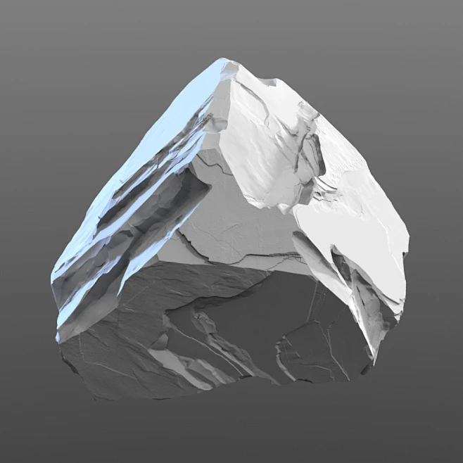 High Poly - Rock 3, Justin Owens : Another high poly sculpt now ...