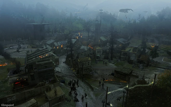 Titanfall Concept Art - Colony Map, Bruno Werneck : Titanfall Concept ...
