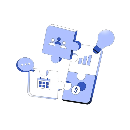 Project management animated illustration in GIF, Lottie (JSON), AE-花瓣网