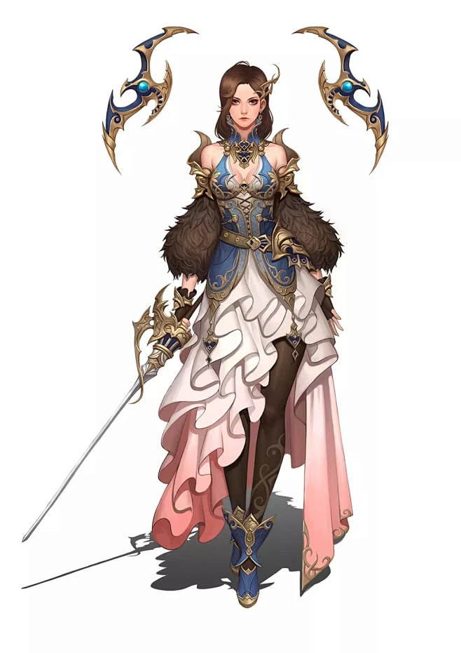 西方魔幻类女原画-400p-【资源集合】-微元素 - Element3ds.com!-花瓣网