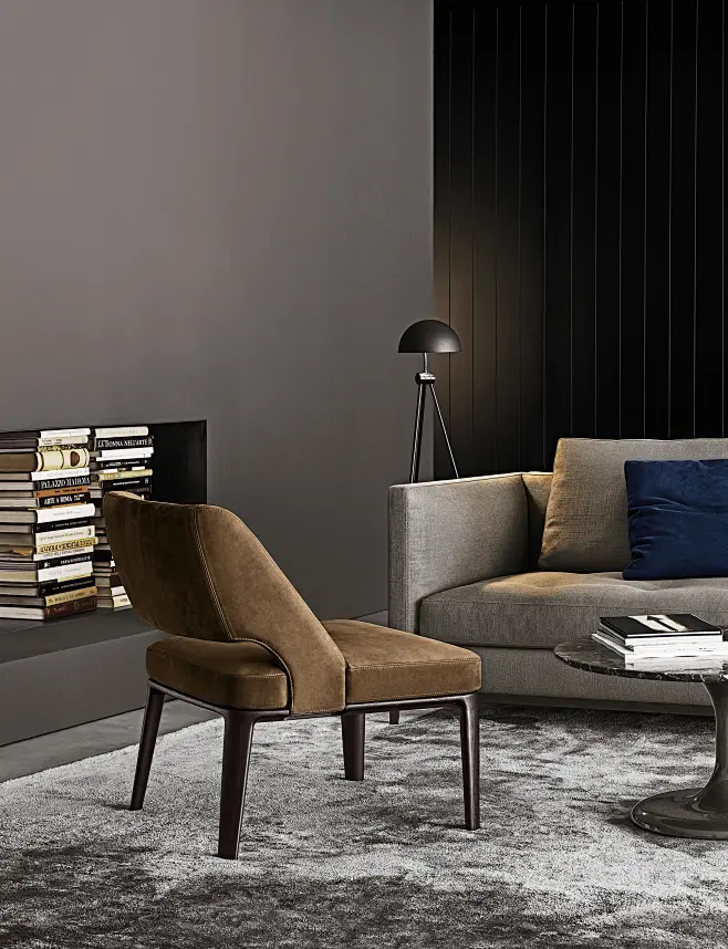 Minotti 沙发椅-花瓣网