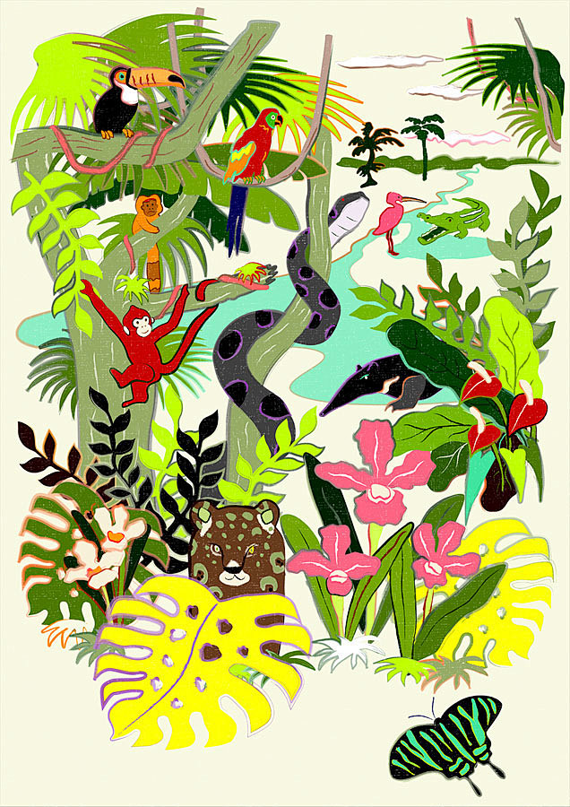 Jungle Life : I have longing for a jungle since I was a child. A ...