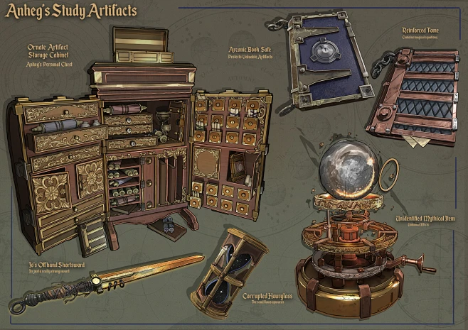 Belgariad - King Anheg's Study Props-花瓣网