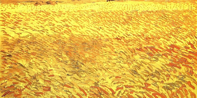 Van Gogh｜Yellow-Blue Gradient -花瓣网