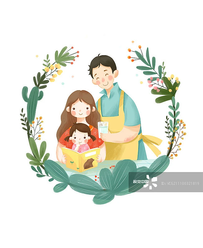 母亲节插画-花瓣网