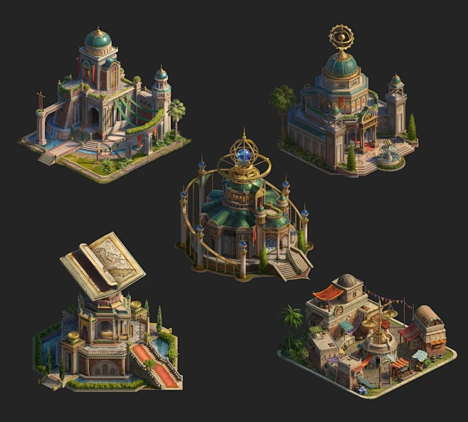 Work-SLG building-花瓣网