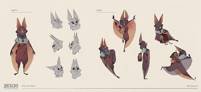 concept art Visual Development Character design animation 2d Character Sheet chiwawa magical ...