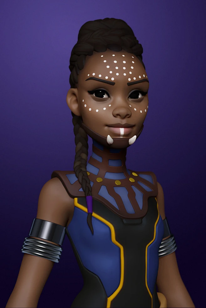 Princess Shuri, Laura Peltomäki : Done quickly after watching Black ...