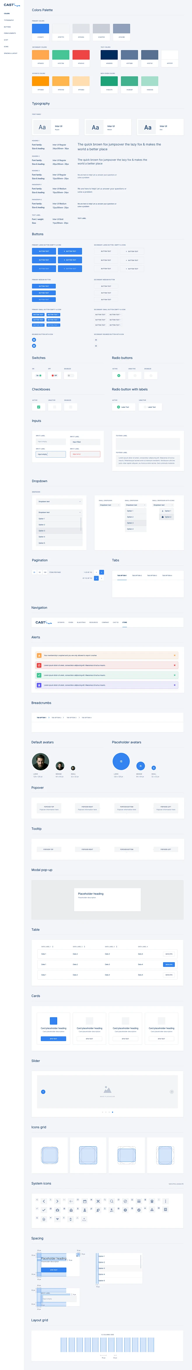 Cast soft light style guide-花瓣网