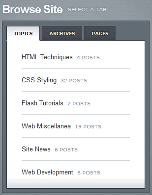 Create a Slick Tabbed Content Area using CSS & jQuery screen shot.-花瓣网