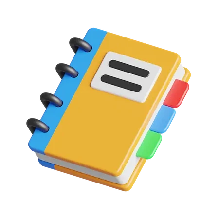 Notebook 3D Icon