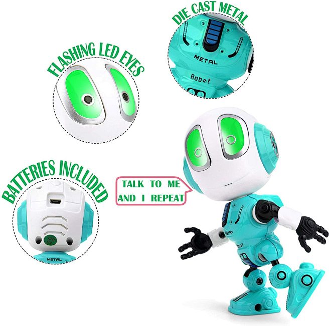Amazon.com: Sopu Rechargeable Robot Toys for Christmas Stocking ...