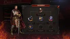 RPG游戏小说《Lone Wolf 孤狼》UI游戏界面-花瓣网