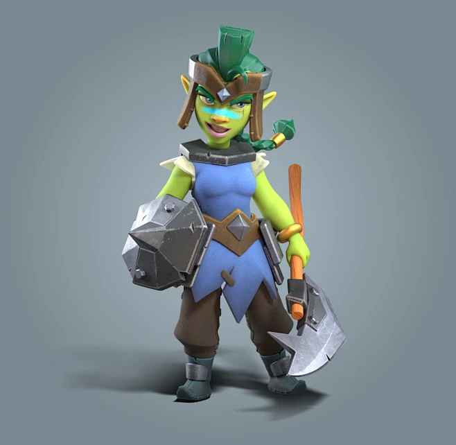 Clash of Clans : Goblin Royal Champion-花瓣网