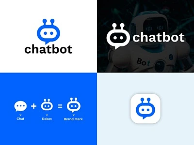 chatbot brand brand identity branding brandmark chat app chat bot ...