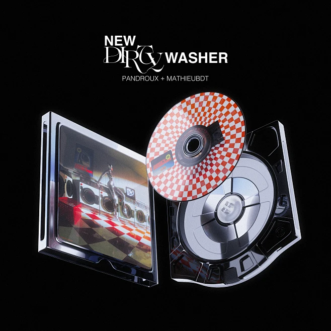 3D Album artwork blender cover music Packaging packaging design Render ...