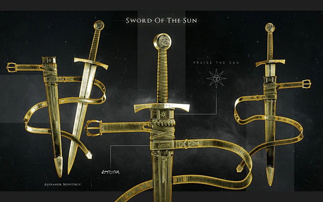 Sword of the Sun, Alexandr Novitskiy : Inspired by Dark Souls. Again ...