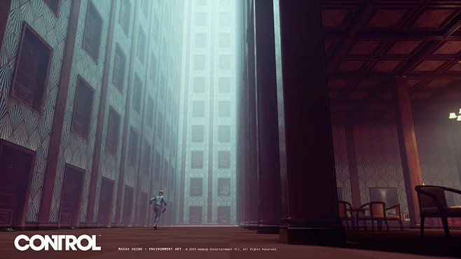 CONTROL (2019) - Ashtray Maze, Masao Ogino : In-game environments ...