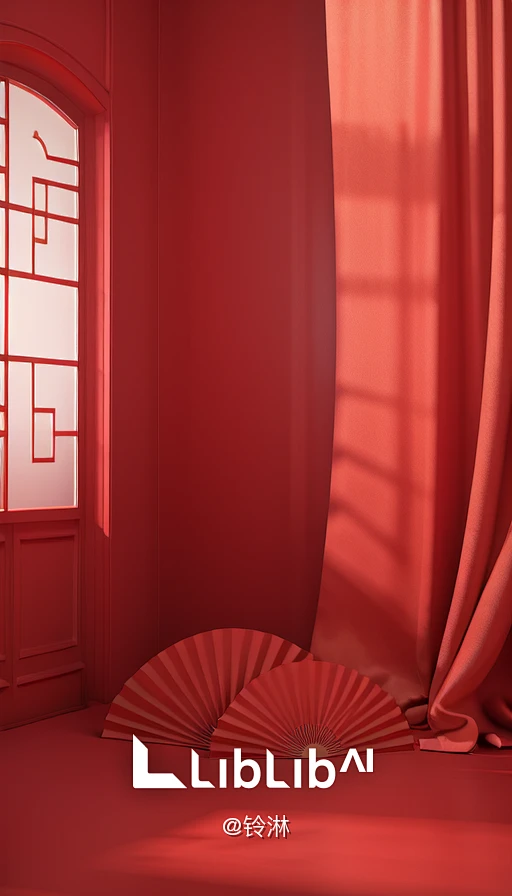 实用新春电商背景3D-LoRA-铃淋-LiblibAI-花瓣网