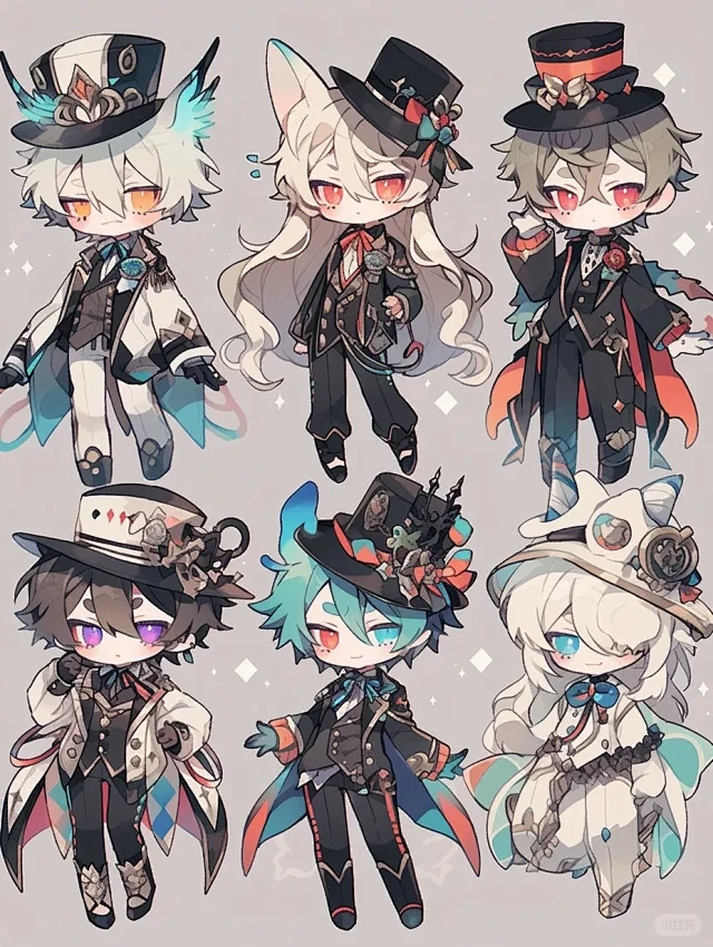 q版人物画 - 小红书搜索-花瓣网