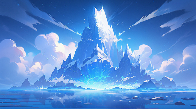 Ice mountain