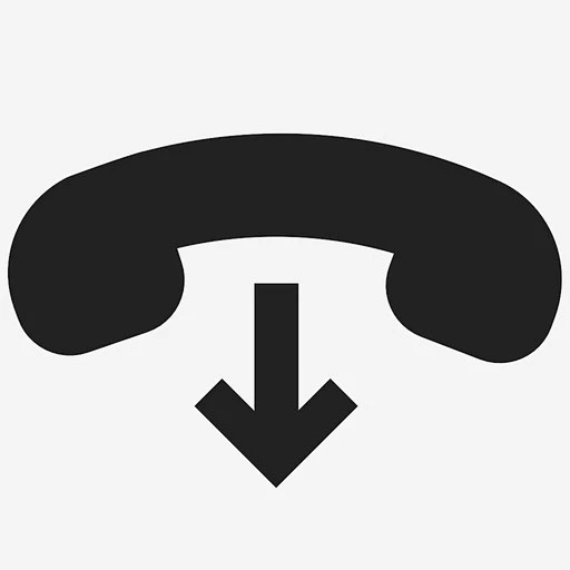 结束呼叫切断断开 https://88ICON.com 结束呼叫 切断 断开 断开呼叫 挂断-花瓣网