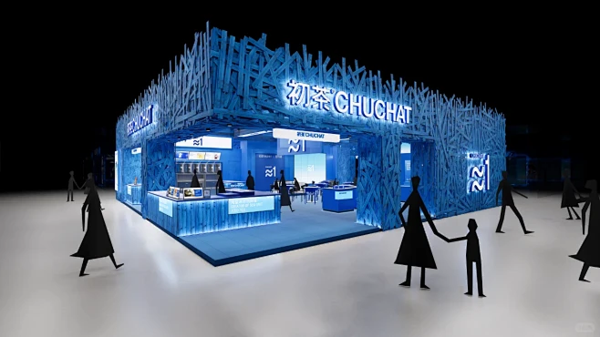 展位设计预告｜CHUCHAT初茶｜“无序编辑”-花瓣网