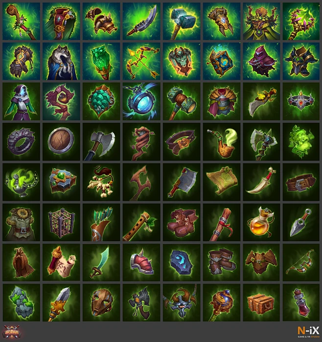 Arcanium Compilation of artifact icons-花瓣网