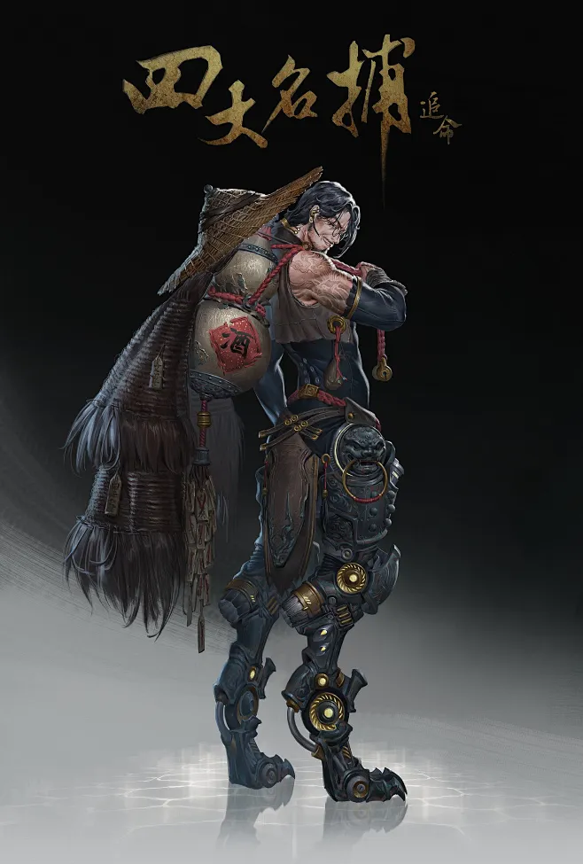 中国风男性角色原画中国风写实角色原画来自cgbook.cn (1702)-花瓣网