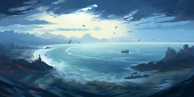 Ocean_seen_from_the_cliff_ocean_scene_fantasy_scene_style_f_e9dd4599 ...