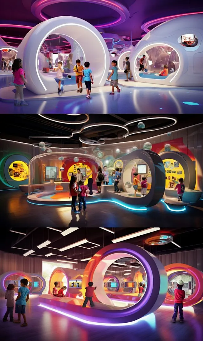 Step into 'SocialFusion FuturePlay,' a cutting-edge play center where ...