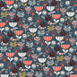 Repeat Pattern Characters by Stephanie Hinton, via Behance