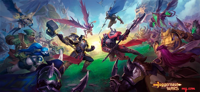 Battle, Kirill Gusarov : Juggernaut Wars loading screen-花瓣网
