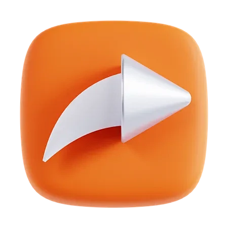 Forward 3D Icon-花瓣网